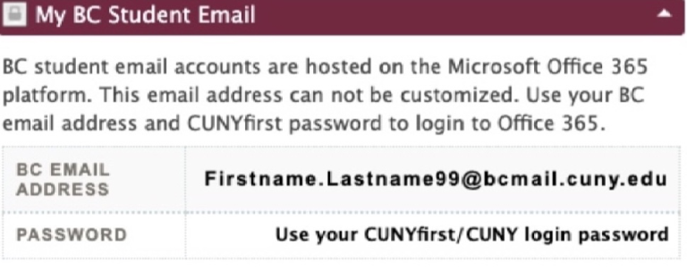 What is my Brooklyn College student email address and password? – BC ...
