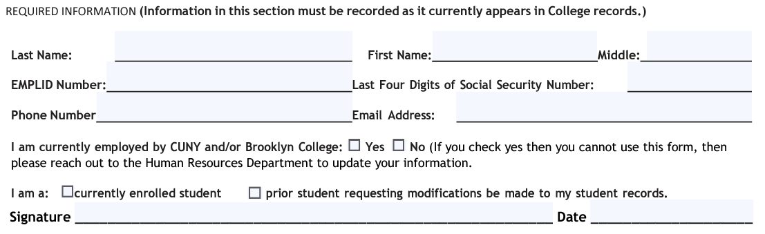 How To: Update Your Legal Name – BC Knowledge for Students