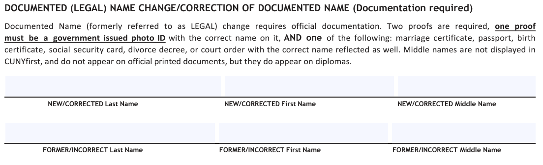 How To: Update Your Legal Name – BC Knowledge for Students