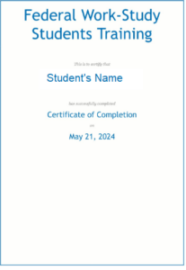 Federal Work-Study Student Process Guide – BC Knowledge for Students