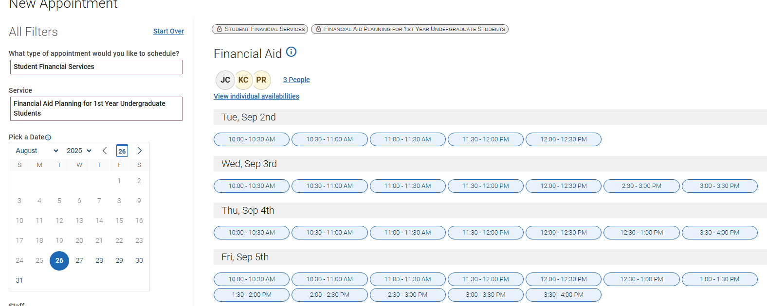 How to Schedule an Appointment with a Financial Aid Advisor – BC ...